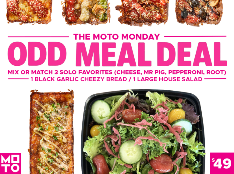 MOTO Mondays Odd Meal Deal - MOTO Pizza